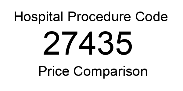 27435: PF CAPSULOTOMY KNEE BI | Hospital Price Comparison